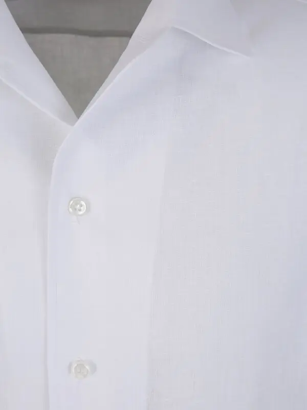 Brioni Long Sleeved Slub-texture Shirt