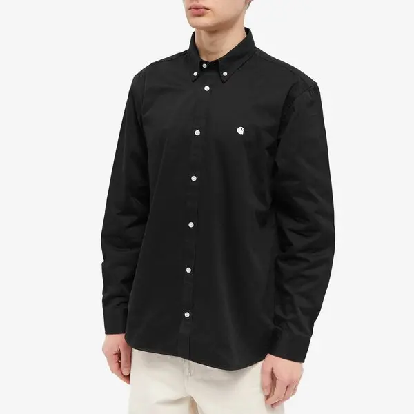 Carhartt Wip Wip Madison Logo Embroidered Shirt