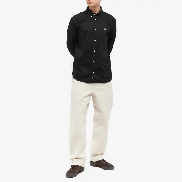 Carhartt Wip Wip Madison Logo Embroidered Shirt
