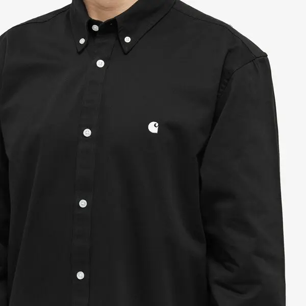 Carhartt Wip Wip Madison Logo Embroidered Shirt