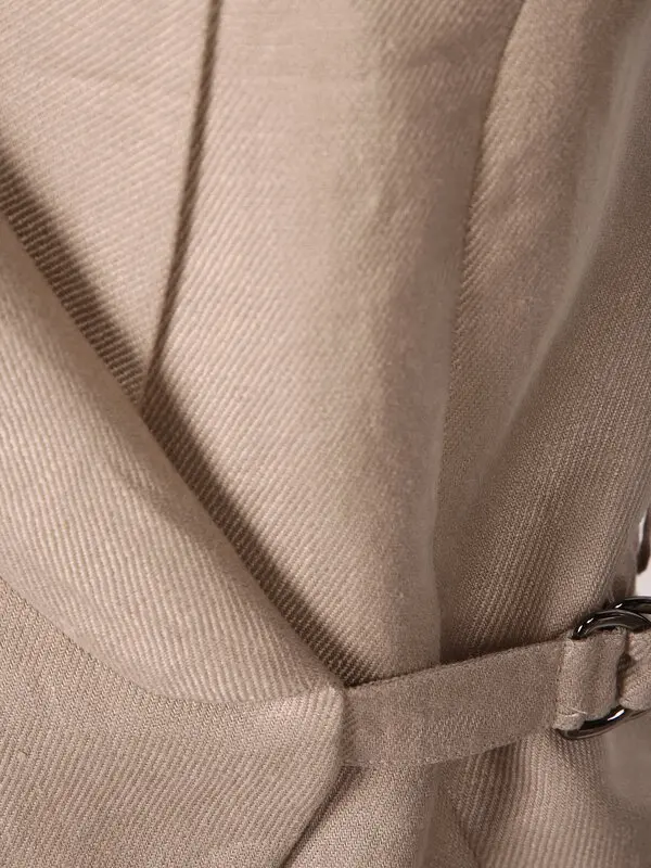Brunello Cucinelli Sleeveless Waistcoat With Buckle Fastening