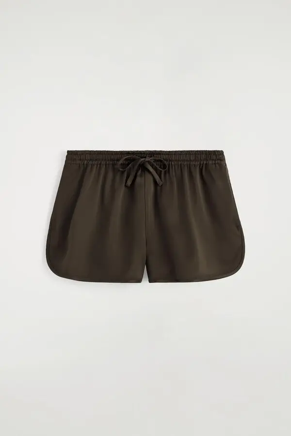Cos Satin Track Shorts