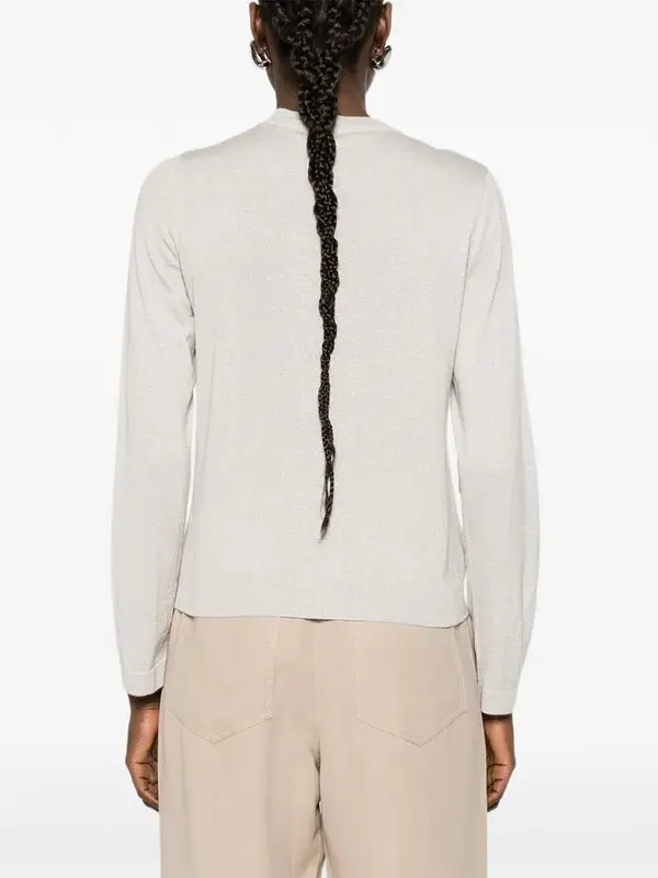 Brunello Cucinelli Metallic Thread Cardigan - No