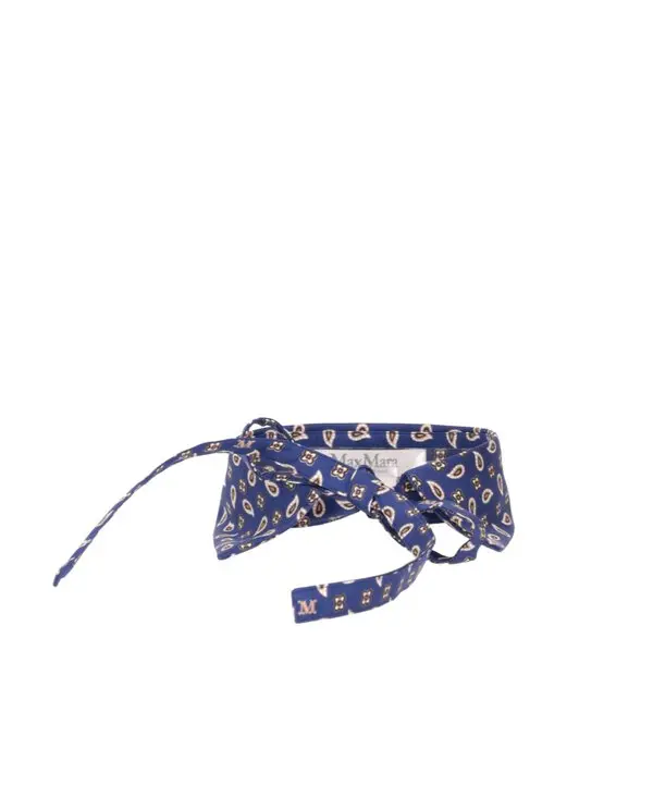Max Mara Printed Silk Collar