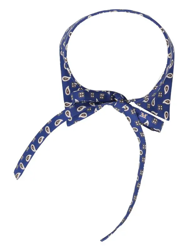 Max Mara Printed Silk Collar