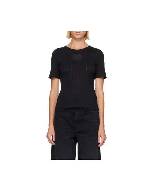 GANNI Heart Patch T-shirt