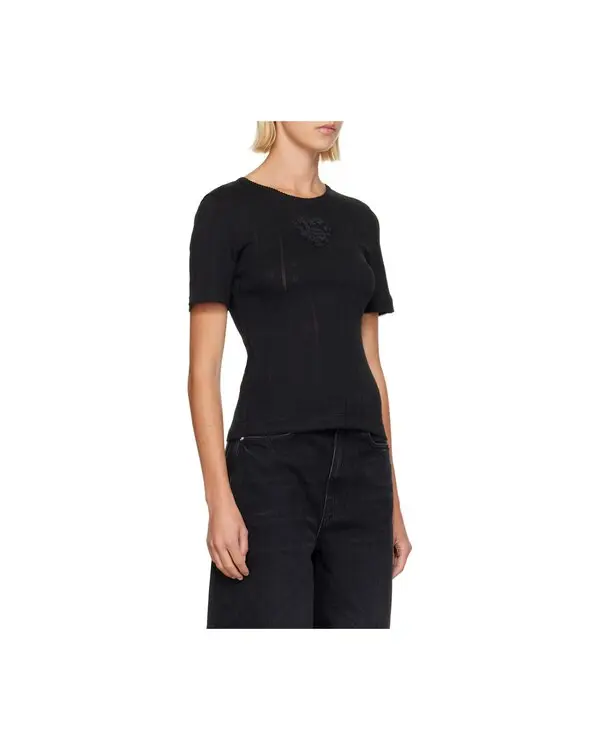 GANNI Heart Patch T-shirt