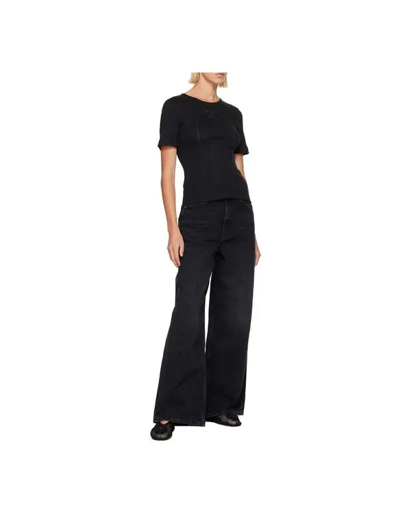 GANNI Heart Patch T-shirt