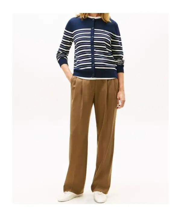 Tommy Hilfiger Long-sleeved Striped Cardigan
