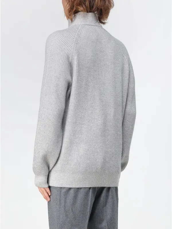Brunello Cucinelli Half-zip Ribbed Knit Sweater