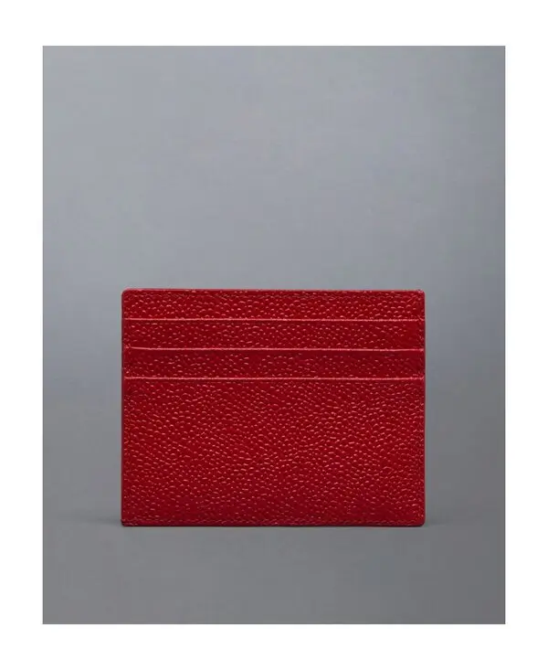Thom Browne Pebbled-leather Card Holder