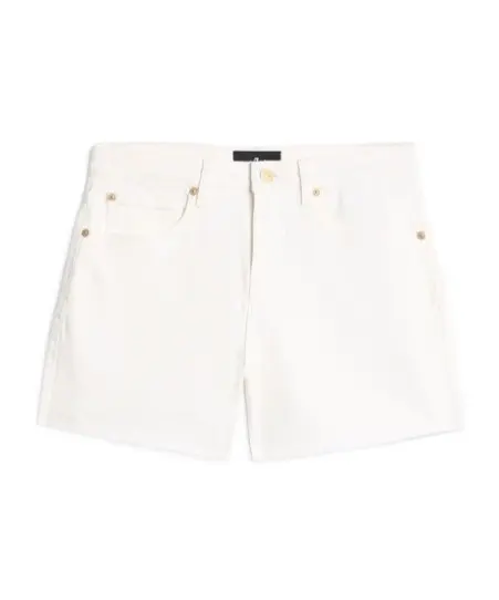 7 For All Mankind Pocket Shorts - White