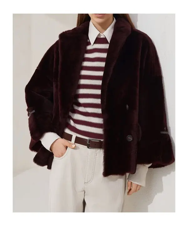 Brunello Cucinelli Double-breasted Cropped Jacket