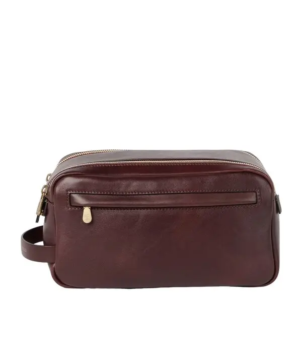 Brunello Cucinelli Double Zip Beauty Case - Red