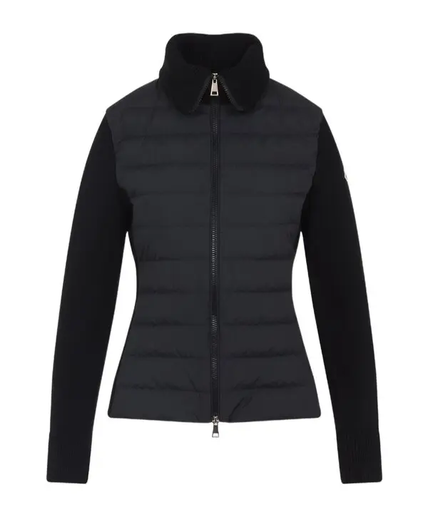 Moncler Padded Zip-up Padded Jacket - Black