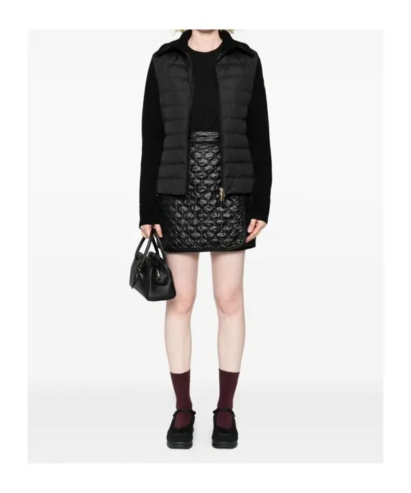 Moncler Padded Zip-up Padded Jacket - Black