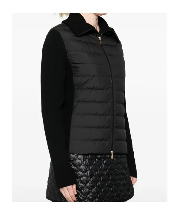 Moncler Padded Zip-up Padded Jacket - Black