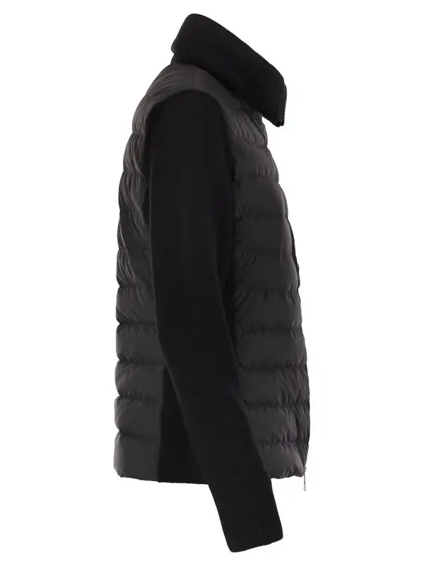Moncler Padded Zip-up Padded Jacket - Black