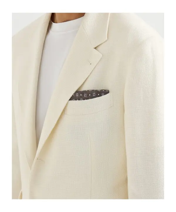 Brunello Cucinelli Patterned Pocket Square Scarf