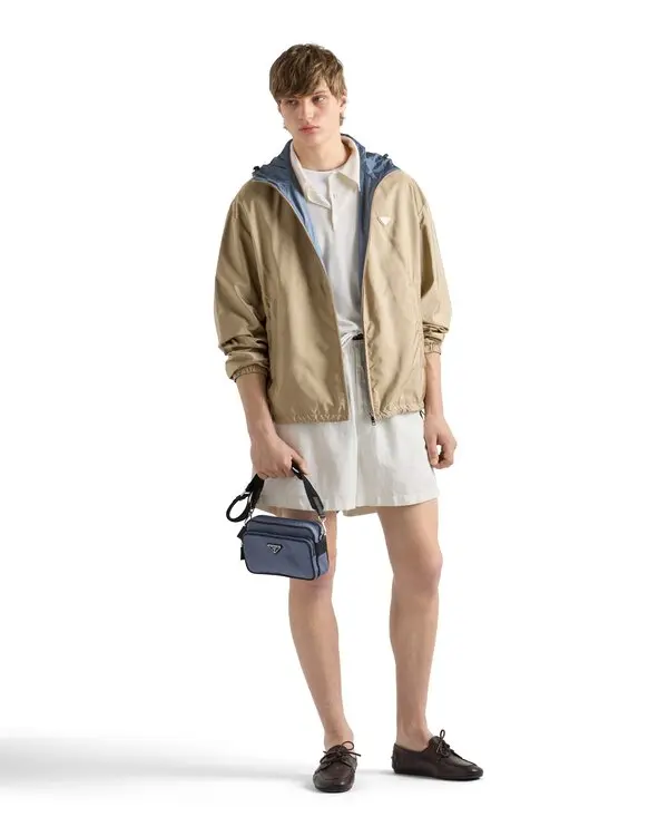 Prada Re-nylon And Saffiano Leather Shoulder Bag