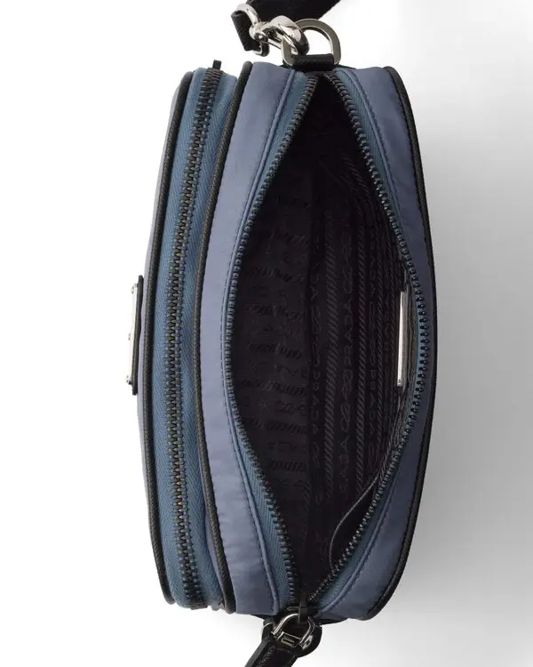 Prada Re-nylon And Saffiano Leather Shoulder Bag