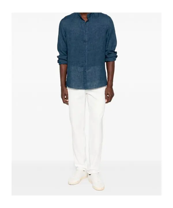 Brunello Cucinelli Band-collar Shirt