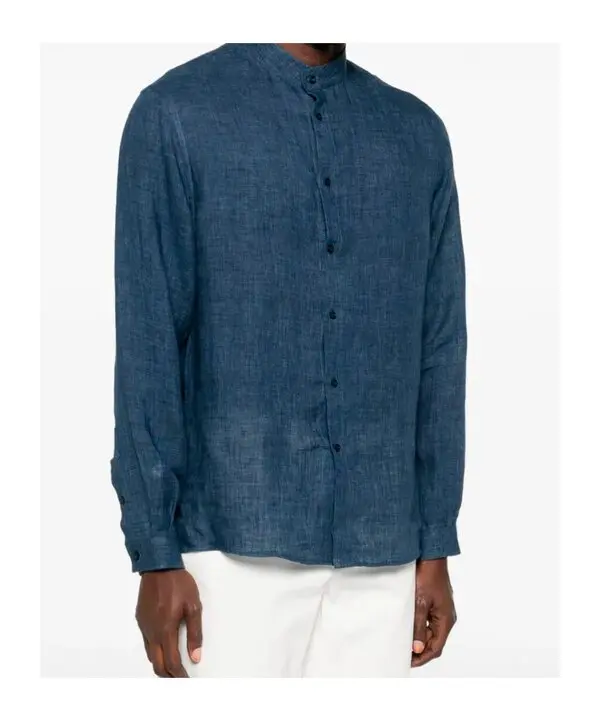 Brunello Cucinelli Band-collar Shirt