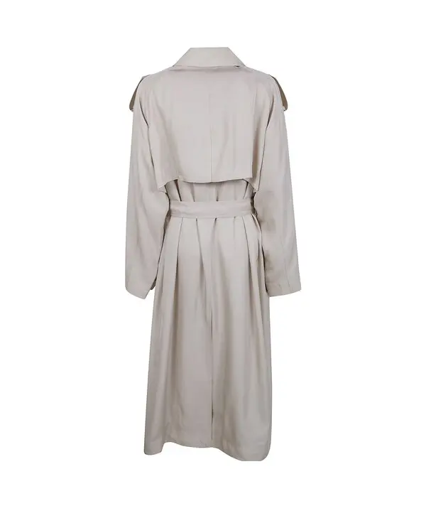 THE FRANKIE SHOP Double-breasted Belted Coat