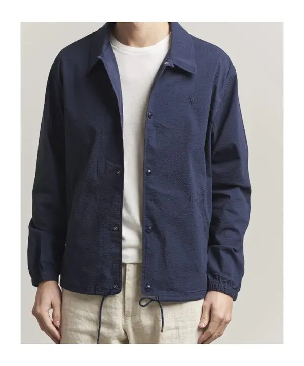 Polo Ralph Lauren Long-sleeved Shirt Jacket With Classic Collar - Navy