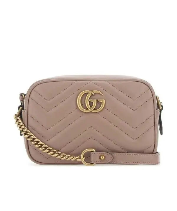 Gucci Gg Marmont Camera Bag - Nude