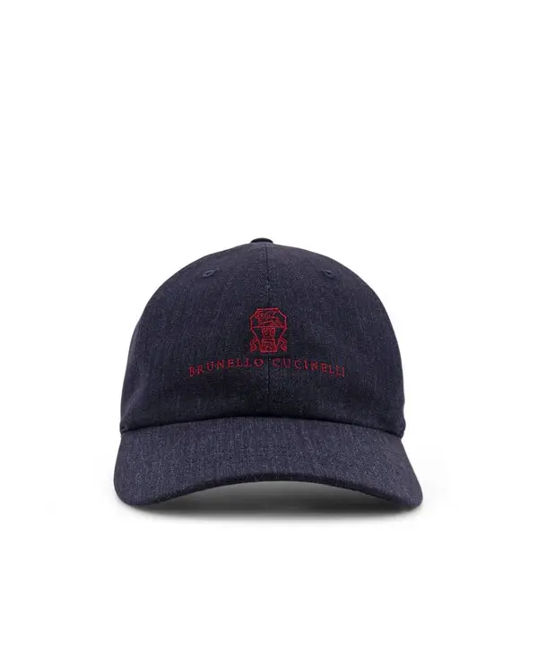Brunello Cucinelli Logo Baseball Cap - Black