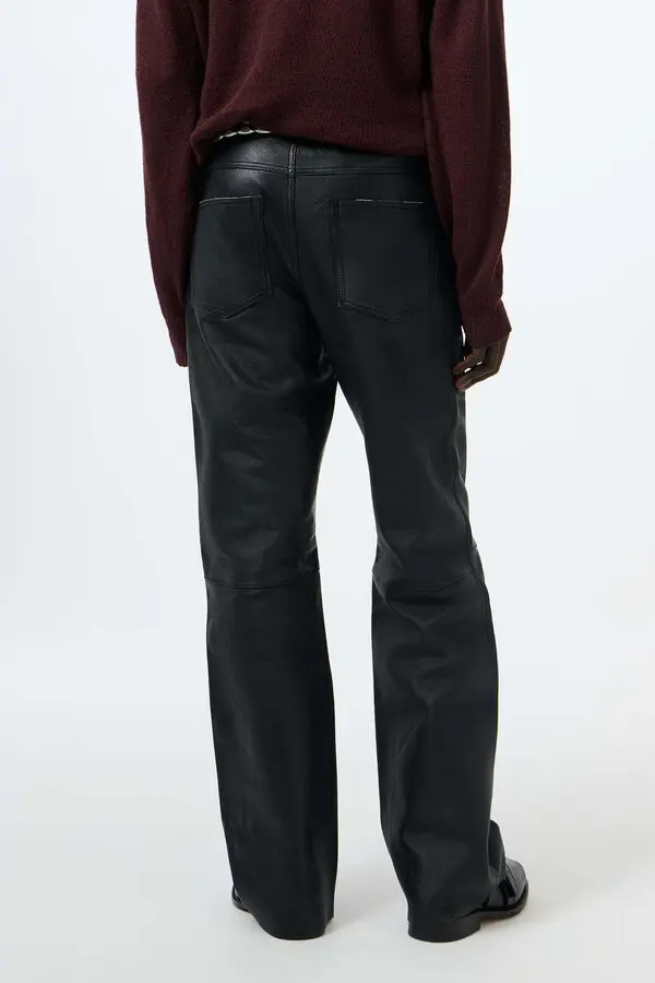 Our Legacy Straight-leg Leather Pants