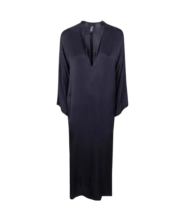 THOM KROM V-neck Dress With Tie Detail