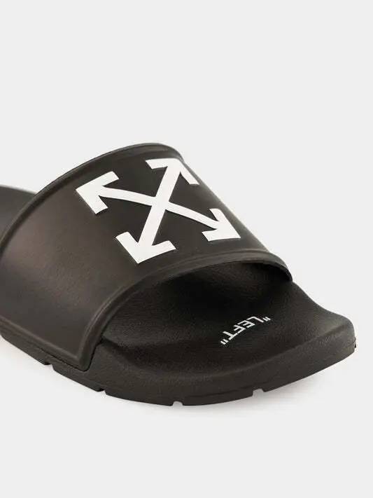 Off-White Arrow Open Toe Slip-on Slides