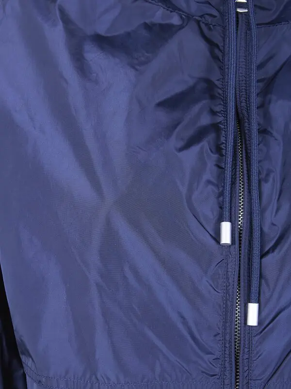 SEMICOUTURE Hooded Zip-up Parka Coat - Blue