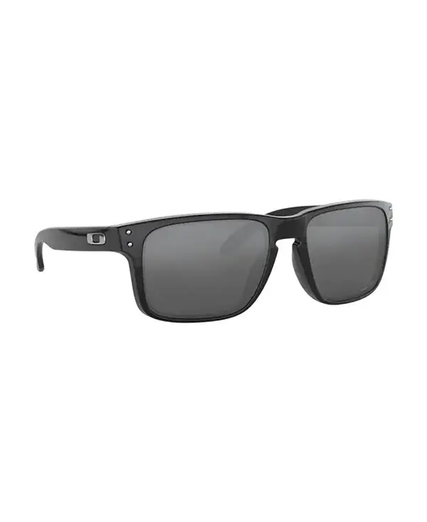 Oakley Black Holbrook Rectangular Frame Sunglasses - Gray