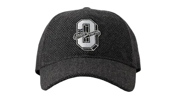 OVO Varsity O Herringbone Cap - Grey Herringbone