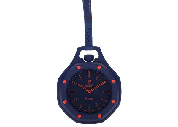 SWATCH X Audemars Piguet Royal Pop "orenji Hachi" Pocket Watch - Bioceramic