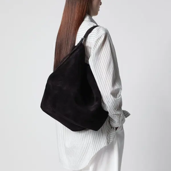TOTEME Suede Tote Bag - Brown