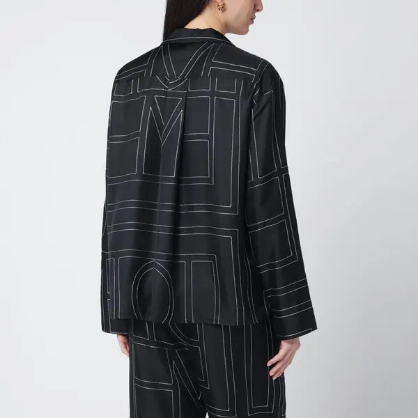 TOTEME Silk Monogram Shirt