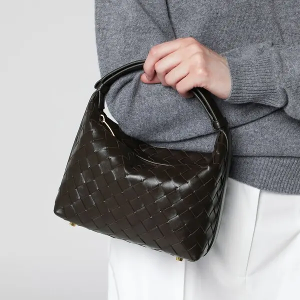 Bottega Veneta Mini Wallace Bag - Brown