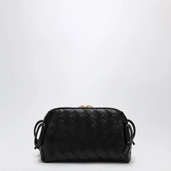 Bottega Veneta Plaited Concert Clutch Bag - Black