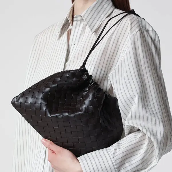 Bottega Veneta Medium Pouch - Brown