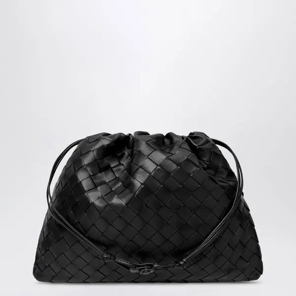 Bottega Veneta Medium Intrecciato Dustbag Pouch - Black