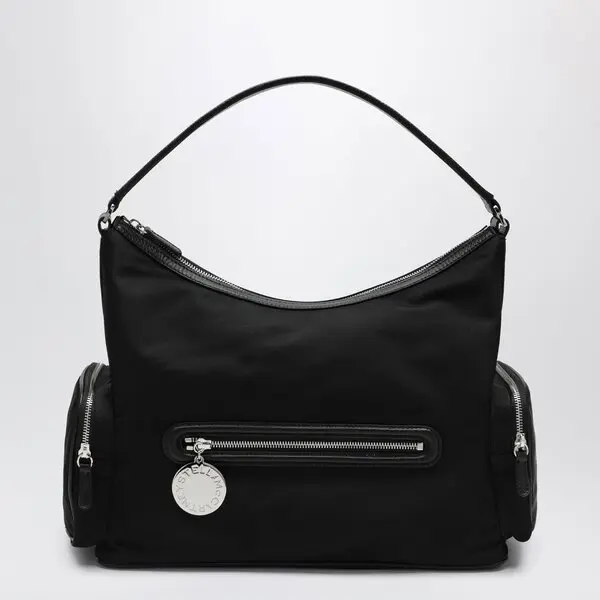 Stella McCartney Dartmoor Shoulder Bag In Econyl - Black