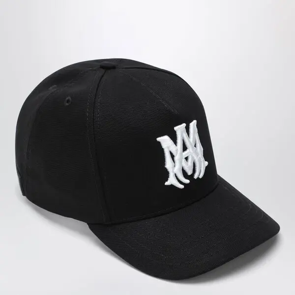 Amiri Baseball Cap With Embroidered Logo - Black