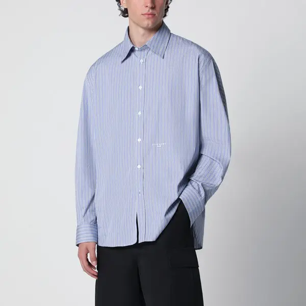 Givenchy White/ Striped Poplin Shirt