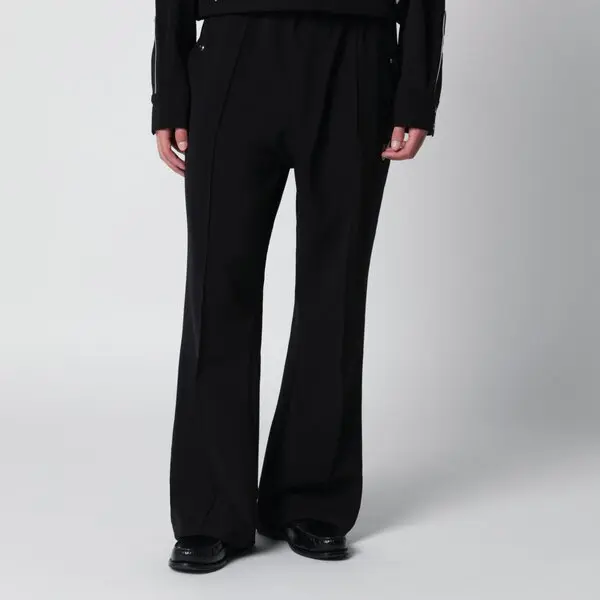 Needles Piping Cowboy Polyester Pants - Black