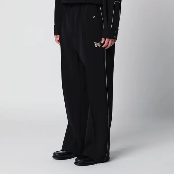 Needles Piping Cowboy Polyester Pants - Black