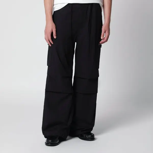 Needles Cotton-nylon Oxford Cargo Pants - Black